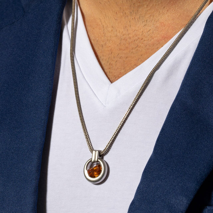 Men's citrine necklaces store